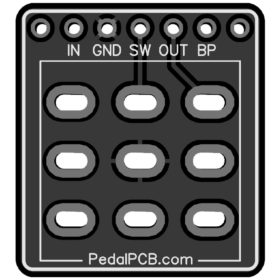 3PDT Latching Footswitch - Solder Lugs - PedalPCB.com